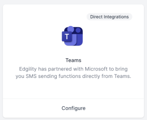 Microsoft Teams - Support | Edgility