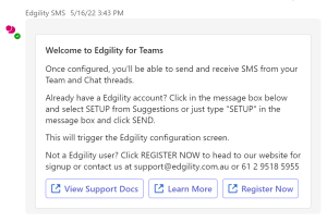 Microsoft Teams - Support | Edgility