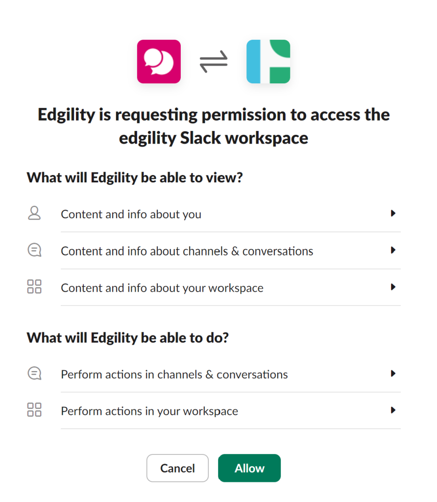Slack - Support | Edgility